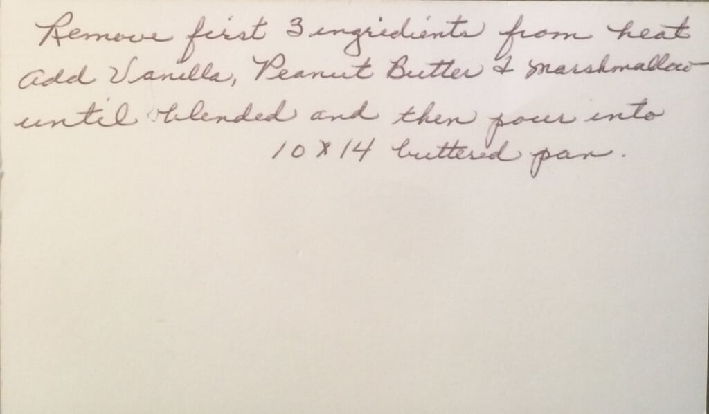 Grandma Wright's Peanut Butter Fudge - Easy As Cookies