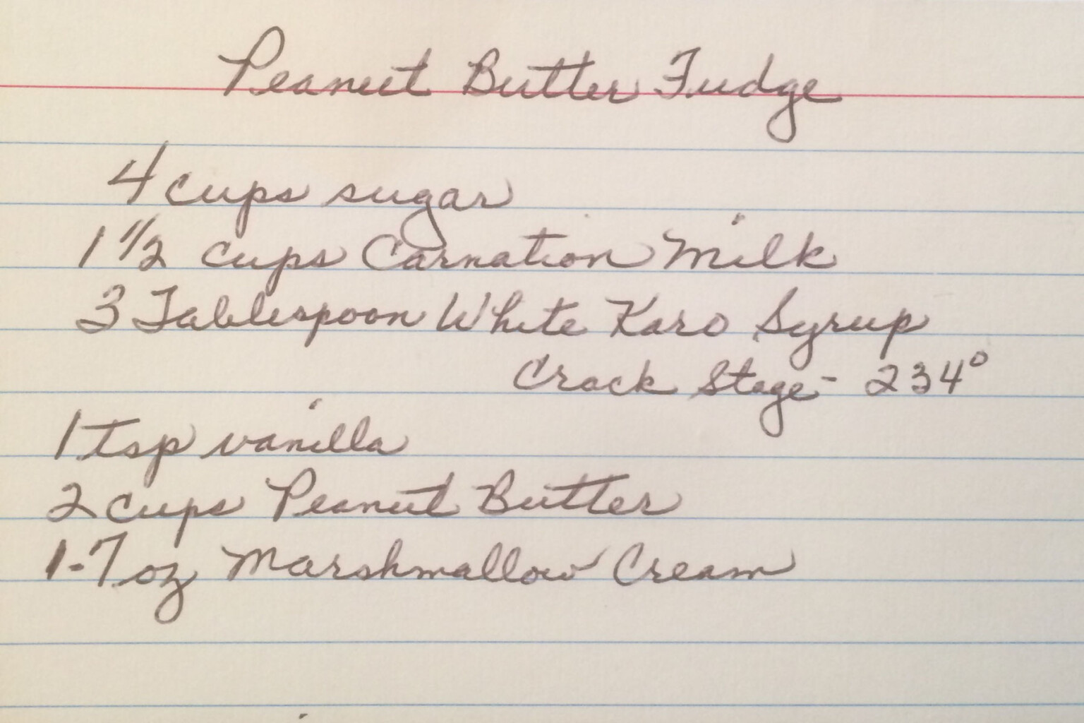 Grandma Wright's Peanut Butter Fudge - Easy As Cookies